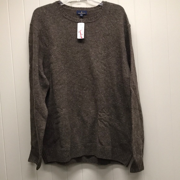 Brooks Brothers | Sweaters | New Brooks Brothers Brown Merino Wool ...